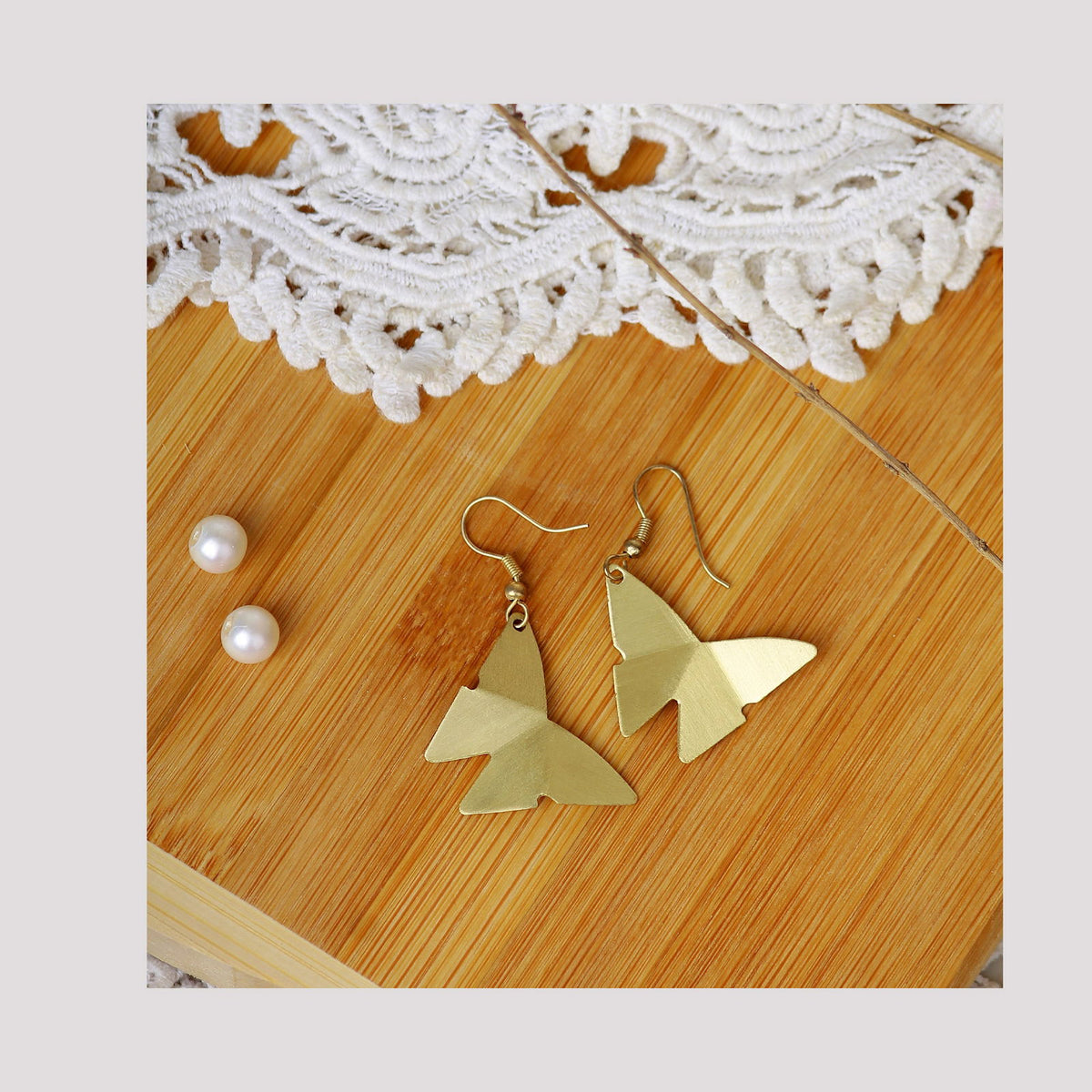 Angular Wing Earrings – The Earth Store